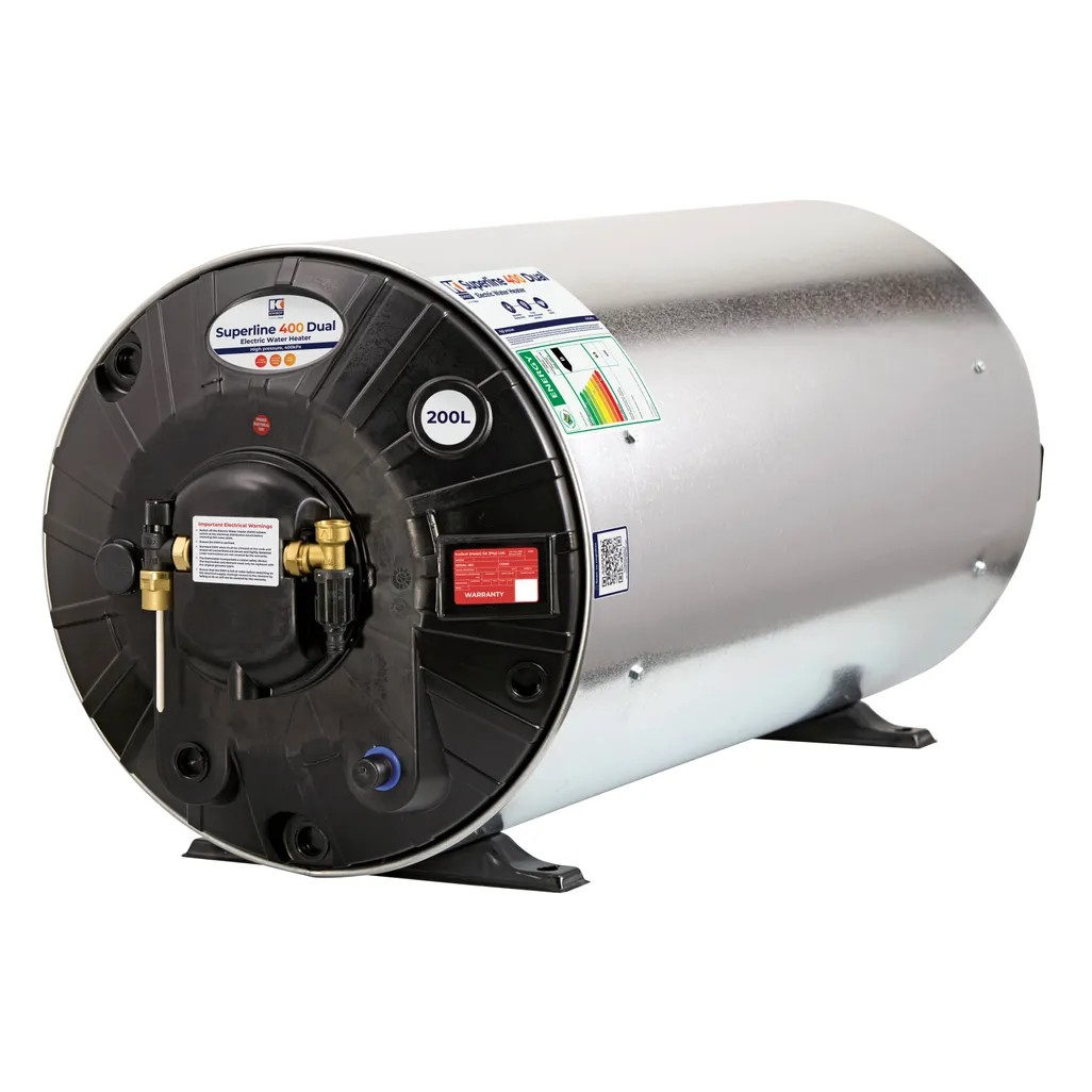 KWIKOT SUPERLINE 200L DUAL GEYSER 400KPA – LESonline